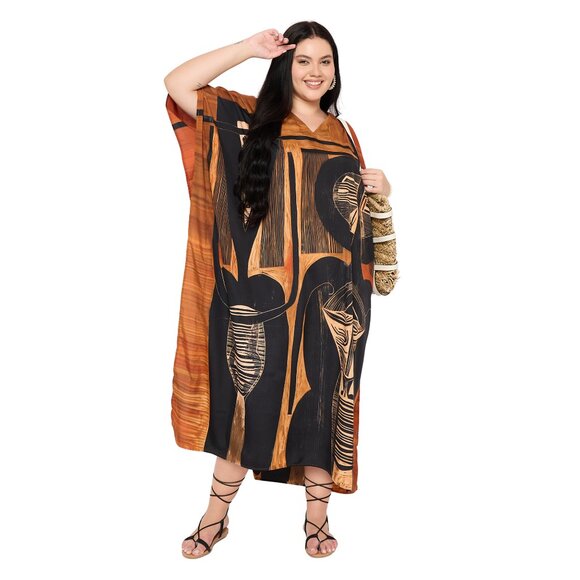 Gypsie Blu | Kaftans | Gypsie Blu Stylish Caftan Dress Plus Size Comfy ...